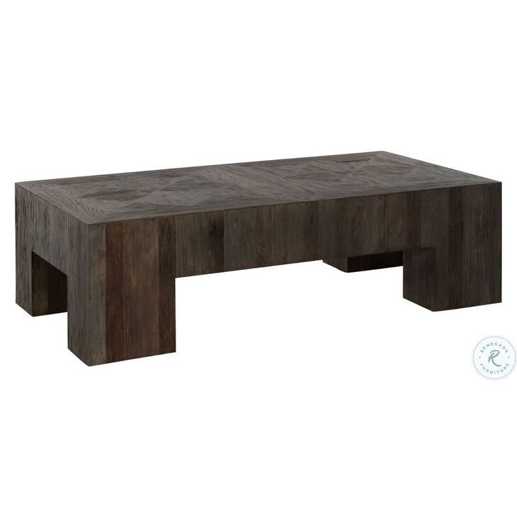 Robert Plaster White Textured Linen Coffee Table From Gabby | Coleman ...