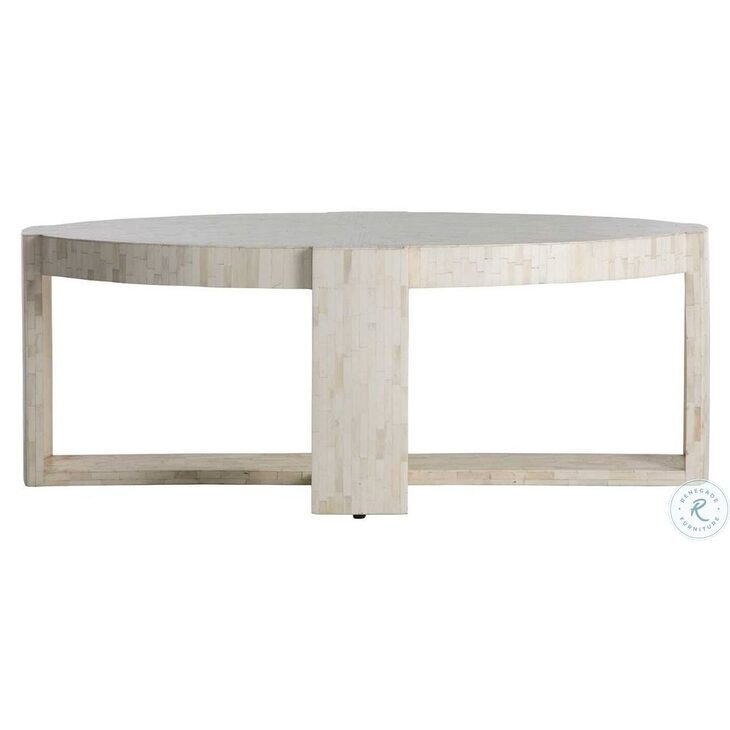 Kenzie Bone Ivory Coffee Table From Gabby | Coleman Furniture