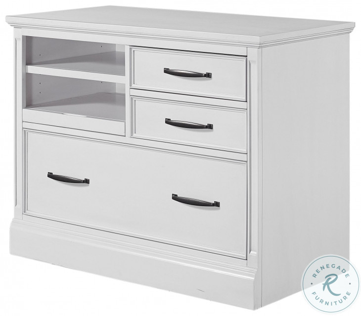 Shoreham Effortless White Functional File Cabinet From Parker House ...