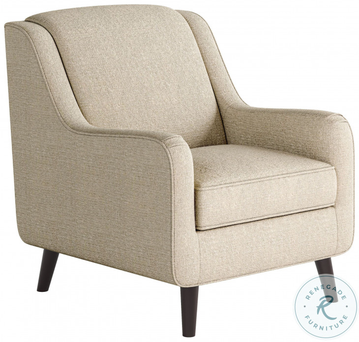 Sugarshack Oatmeal Sloped Arm Accent Chair From Southern Home ...