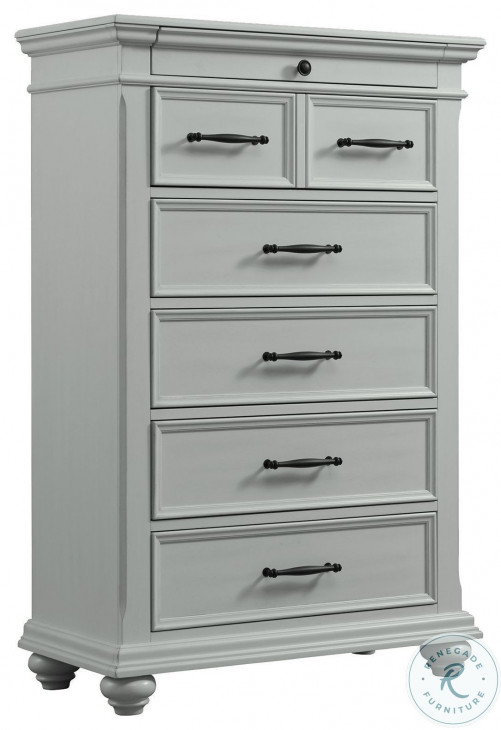 Brooks Slater Gray 6 Drawer Chest From Picket House Furnishings ...