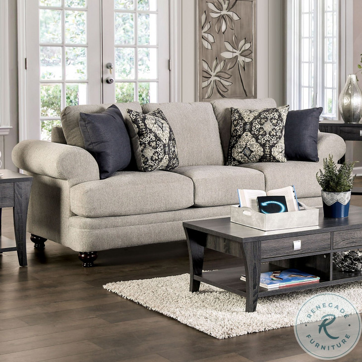 Miramar Beige Living Room Set from Furniture of America | Coleman Furniture