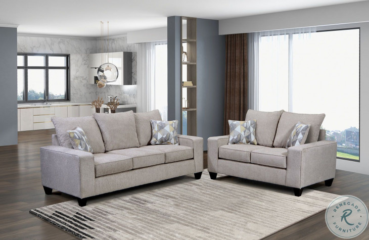 West Acton Beige Living Room Set from Furniture of America | Coleman ...