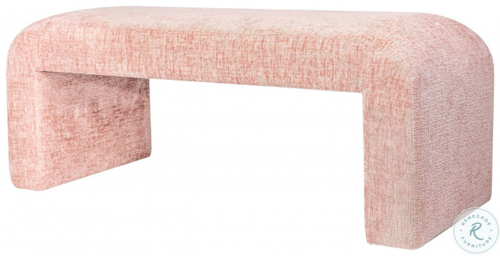 Sophia Pink Small Upholstered Bench From Jofran | Coleman Furniture