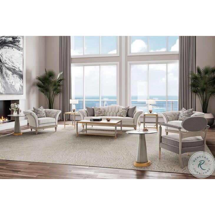 St. Helena Dove Gray And Bronze End Table From Casa Luxe | Coleman ...