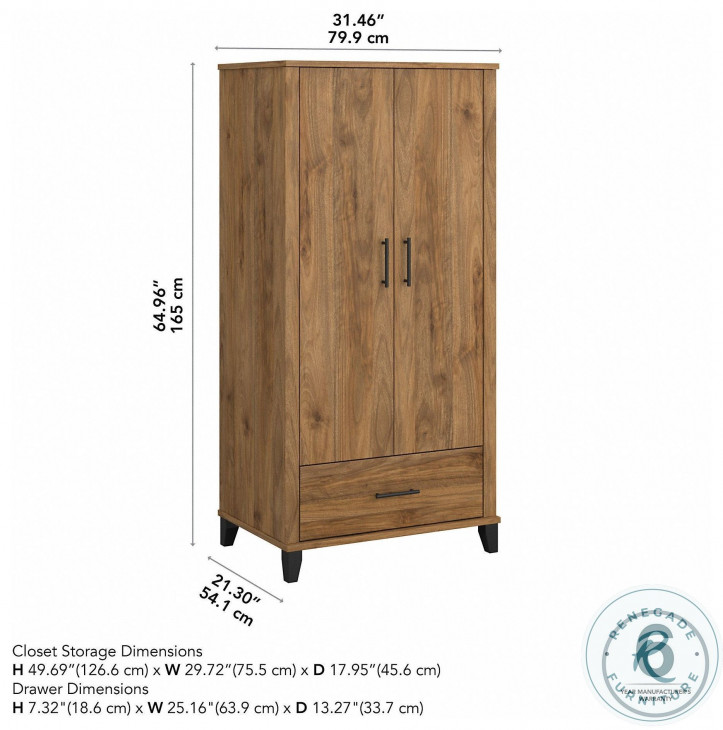 Armoire size store