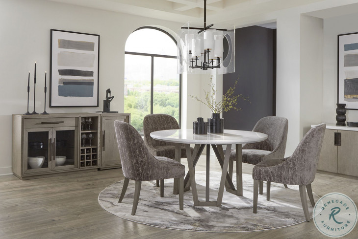 Pure Modern Moonstone 54" Dining Table From Parker House | Coleman ...