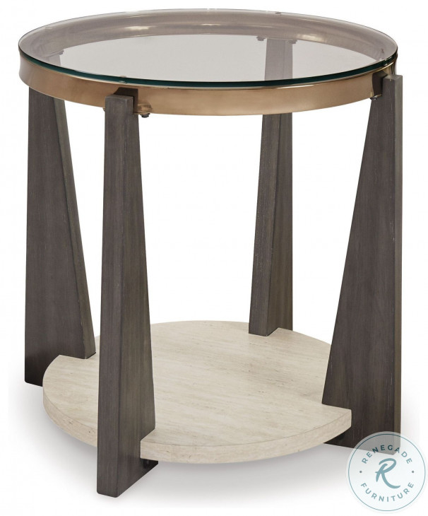 Frazwa Multi Round End Table From Ashley Furniture | Coleman Furniture