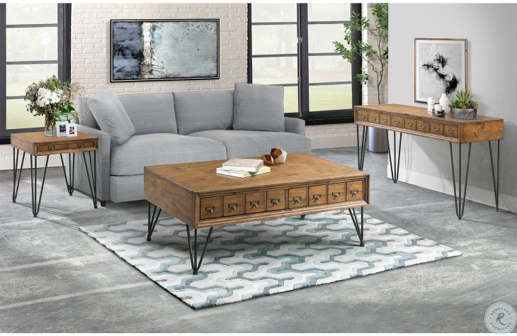 Tanner Light Walnut Coffee Table from Elements Furniture | Coleman ...