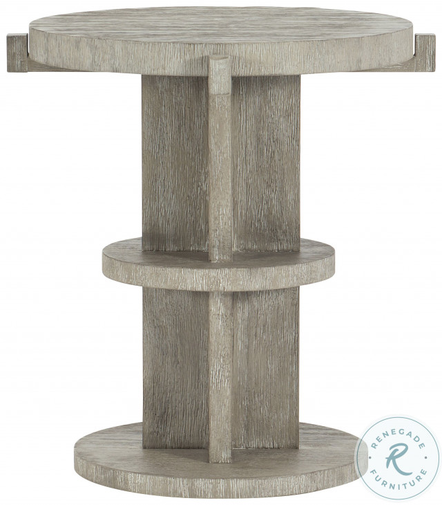 Foundations Light Shale Round Side Table From Bernhardt Furniture ...