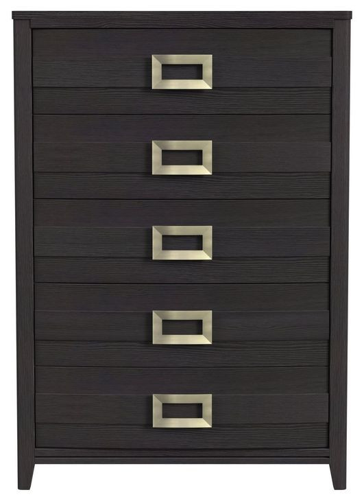Chett Black 5 Drawer Chest From Picket House Furnishings | Coleman ...