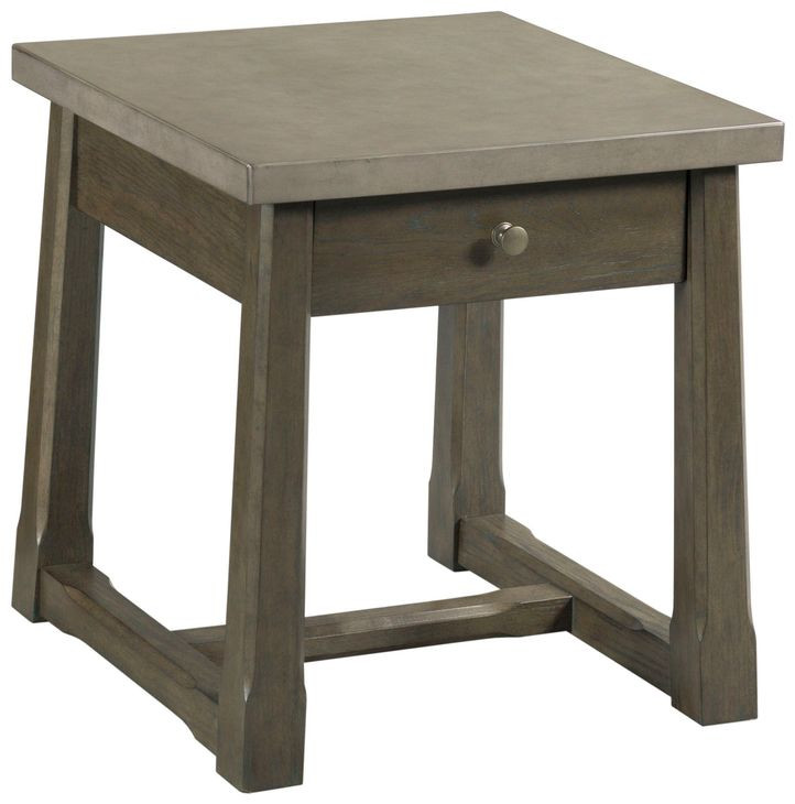 Torres Gray Square End Table From Kincaid Furniture | Coleman Furniture
