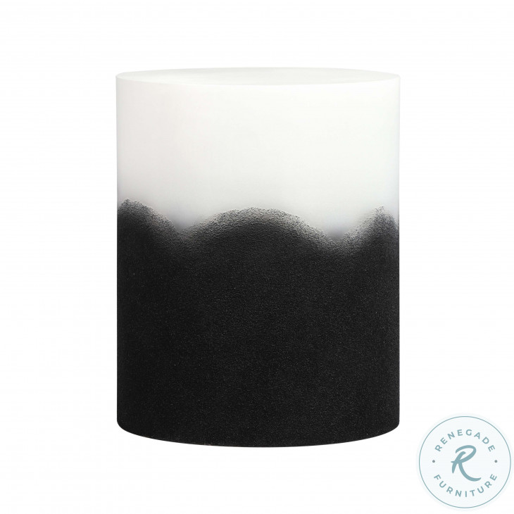 Matra Black and White Side Table From TOV | Coleman Furniture