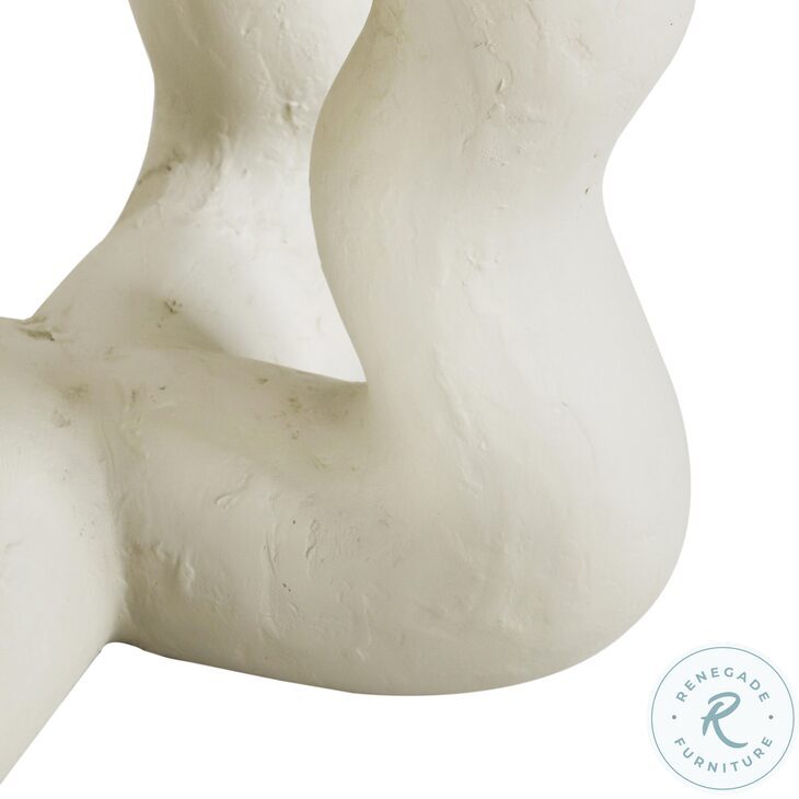 Maddie Cream Textured Side Table From TOV | Coleman Furniture