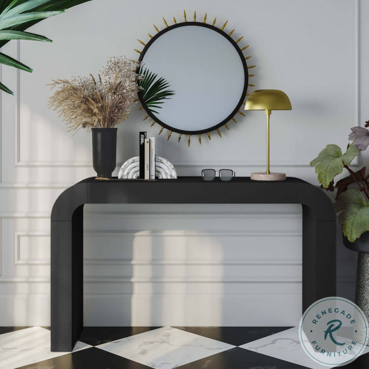 Hump Black Console Table From TOV | Coleman Furniture