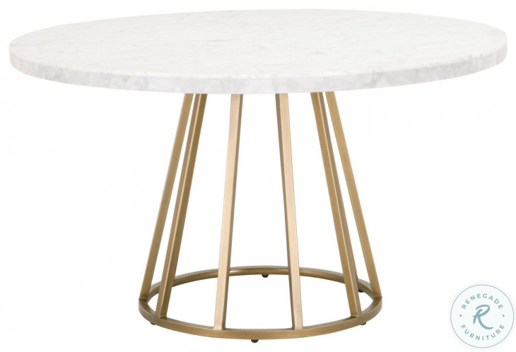 White gold round dining table store