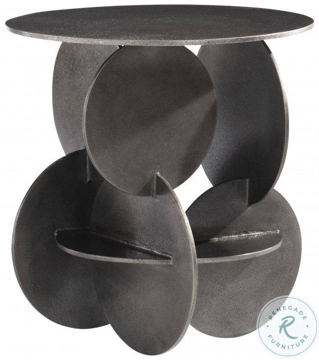 Tribus Graphite Side Table From Bernhardt Furniture | Coleman Furniture