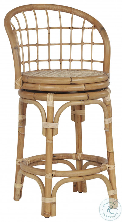 Getaway Natural Rattan Rattan Counter Height Stool From Universal ...
