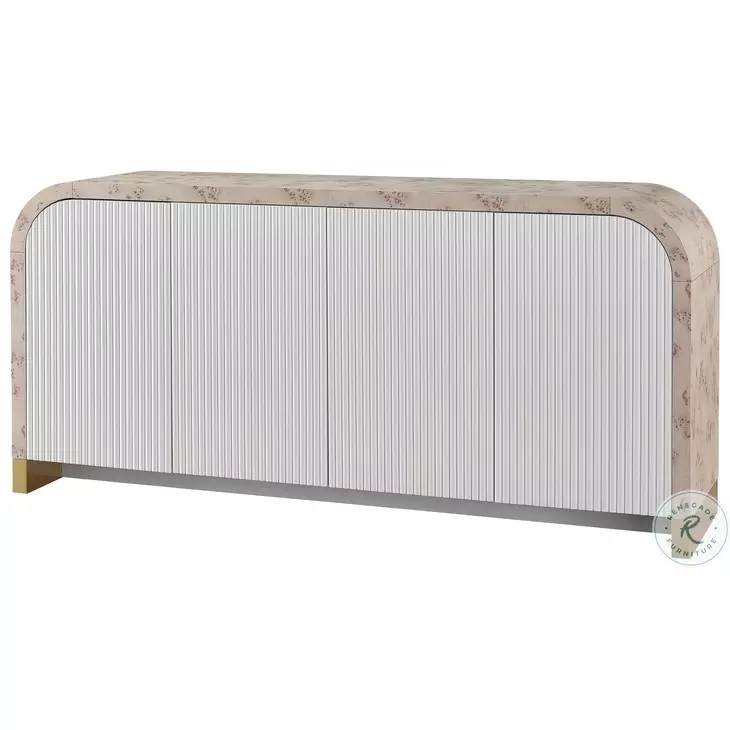Tranquility Mappa Burl 4 Door Mantra Sideboard From Universal | Coleman ...