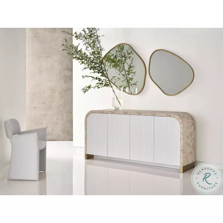 Tranquility Mappa Burl 4 Door Mantra Sideboard From Universal | Coleman ...