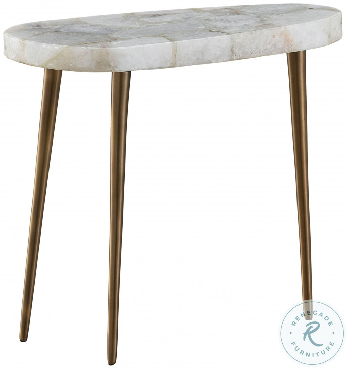 Erinn V X Agate Stone Fino Short Side Table From Universal | Coleman ...