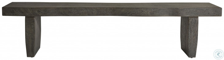Luca Smoked Truffle Bench From Bernhardt Furniture | Coleman Furniture