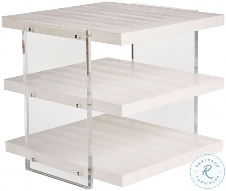 Weekender White Sand St Kitts End Table From Universal | Coleman Furniture