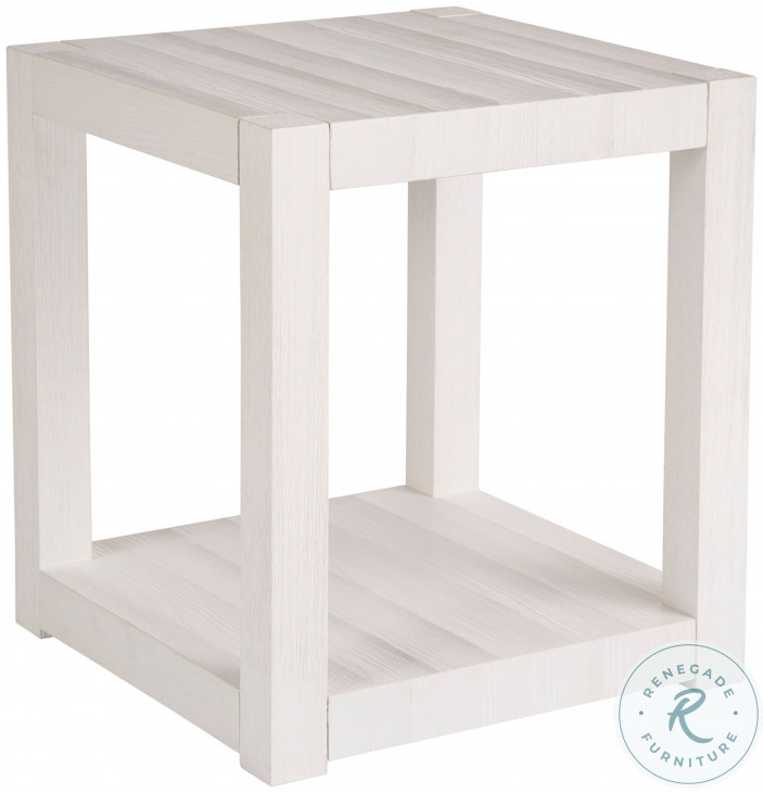 Weekender White Sand Hermosa Square End Table From Universal | Coleman ...