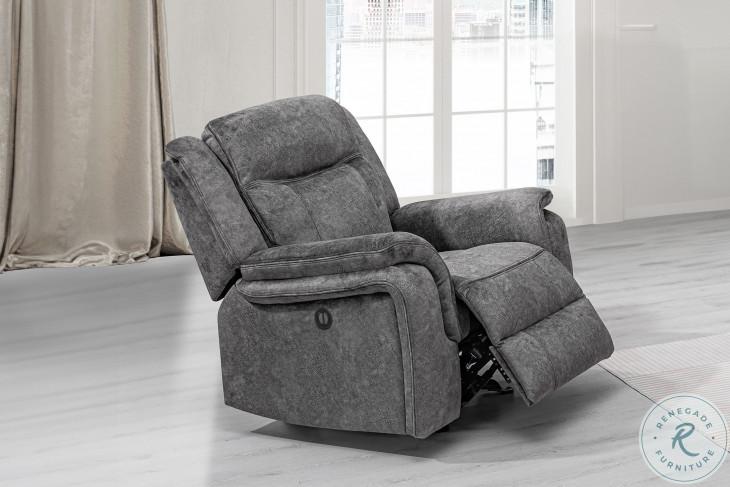 Park City Slate Glider Power Recliner Power Footrest From New Classic ...