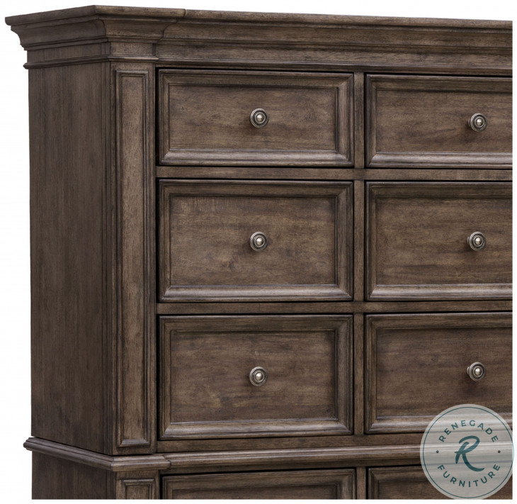 Woodbury Cowboy Boots Brown 15 Drawer Master Chest From Pulaski ...