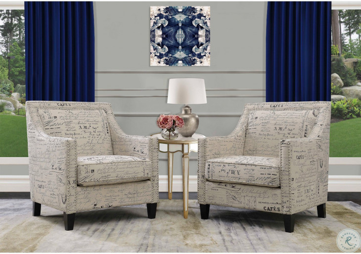 Emery French Script Chair from Elements Furniture | Coleman Furniture