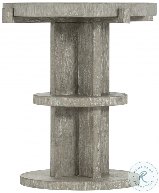 Foundations Light Shale Round Side Table From Bernhardt Furniture | Coleman Furniture