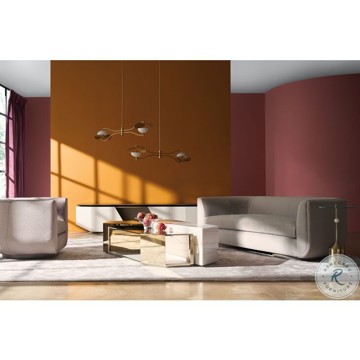 Refraction Whisper Of Gold And Oyster Occasional Table Set from ...