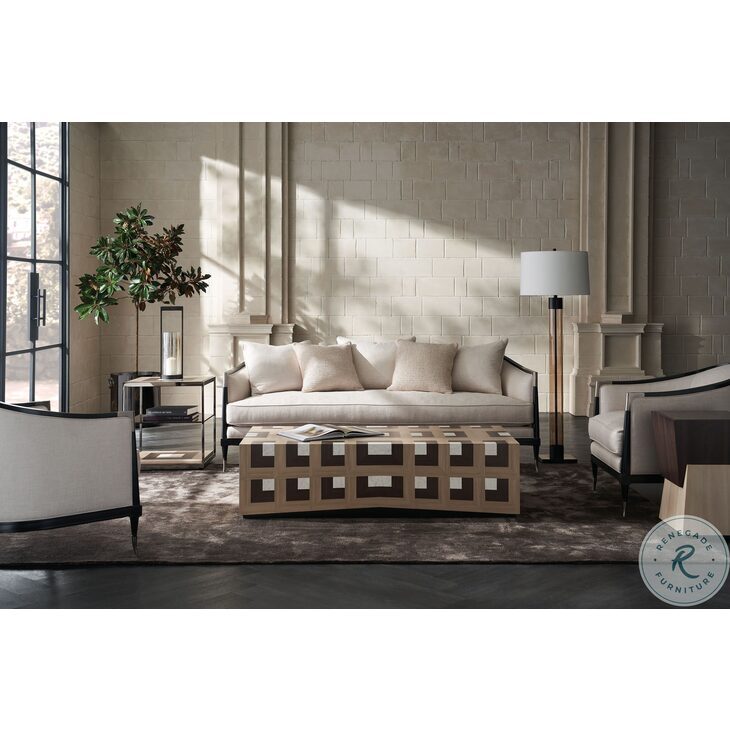 Splash Of Flash Ivory Living Room Set from Caracole | Coleman Furniture