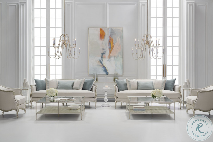 Classic Perfectly Adaptable Neutral Metallic End Table from Caracole ...