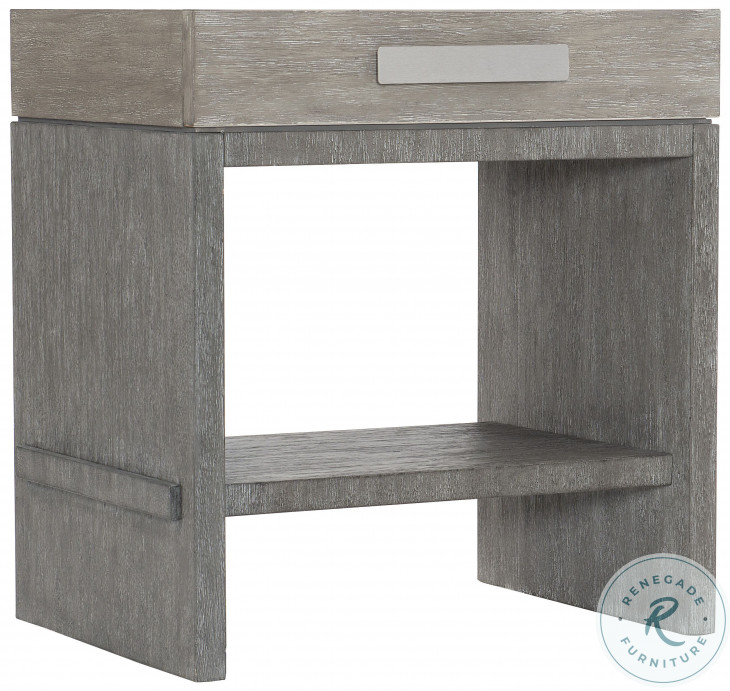 Foundations Light Shale And Dark Shale Nightstand From Bernhardt ...