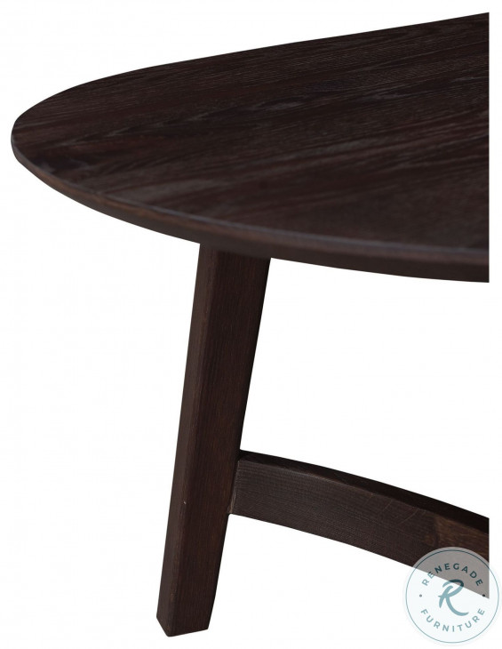Trie Dark Brown Coffee Table From Moes Home | Coleman Furniture