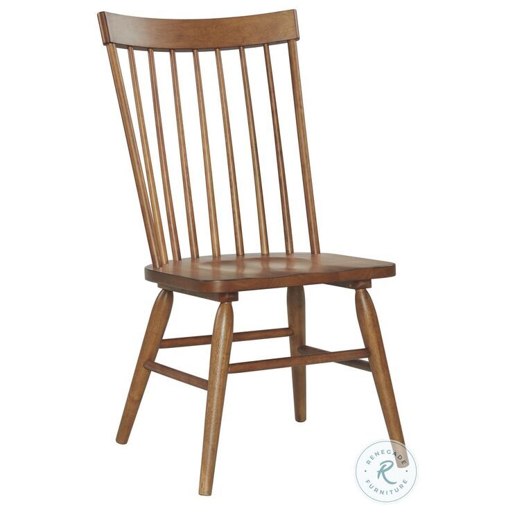 Vantage Organic Spice Acacia Windsor Back Side Chair Set of 2from ...