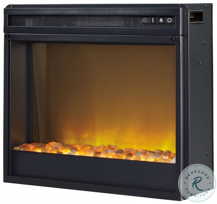 Entertainment Accessories Fireplace Insert Glass/Stone from Ashley ...