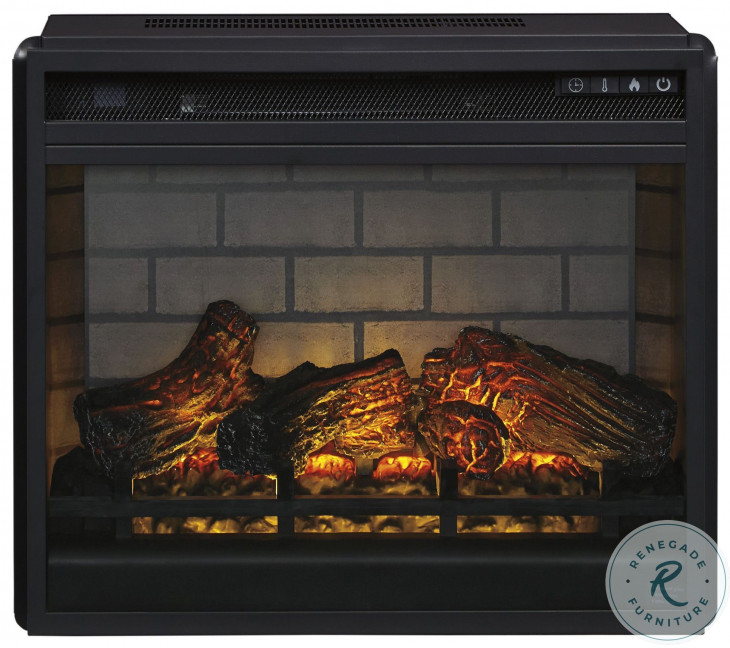 Black Infrared Fireplace Insert from Ashley | Coleman Furniture