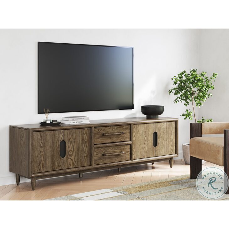 Roanhowe Brown Extra Large TV Stand From Ashley Furniture | Coleman ...