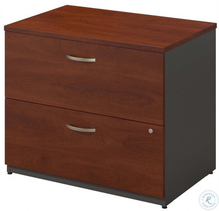 Series C Hansen Cherry 36 Inch 2-Drawer Lateral File from Bush ...