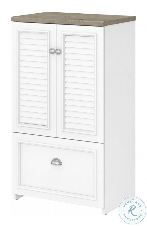Bush furniture fairview small storage cabinet with doors store