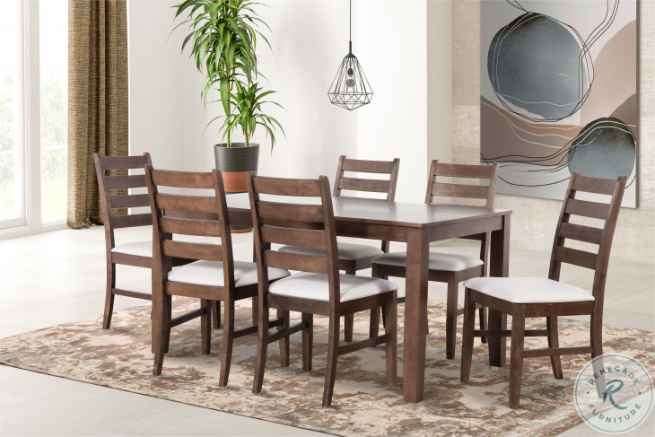Pascal Walnut Rectangular Dining Room Set from New Classic | Coleman Furniture