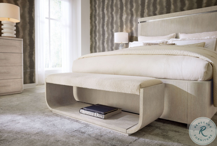 Modern Mood Beige Bed Bench From Hooker | Coleman Furniture