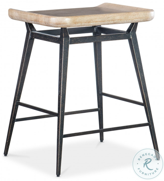 Retreat Light Brown Stool From Hooker | Coleman Furniture
