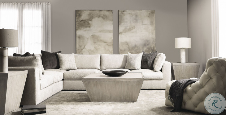 Landers Cerused Greige Square Cocktail Table From Bernhardt Furniture ...