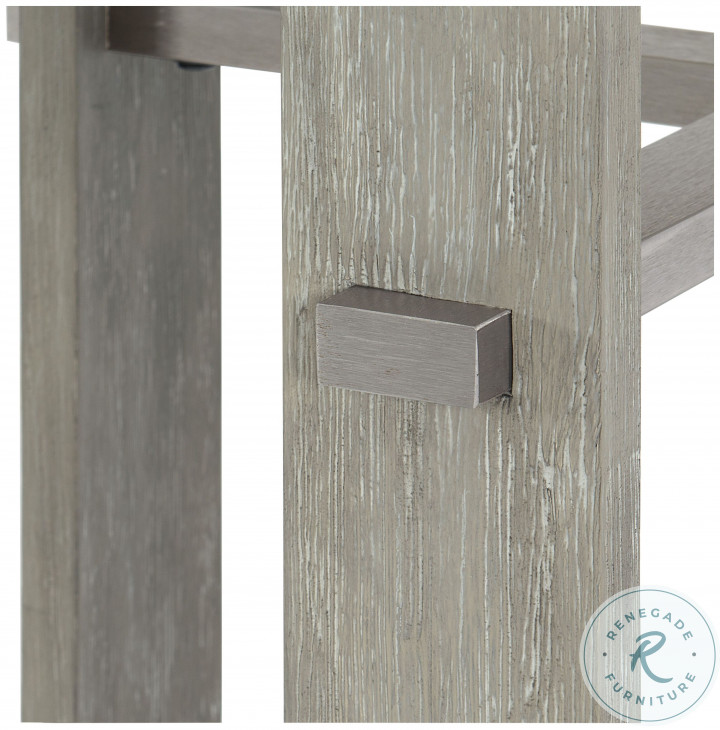 Foundations Linen And Light Shale Round Side Table With Four Legs From Bernhardt Furniture ...