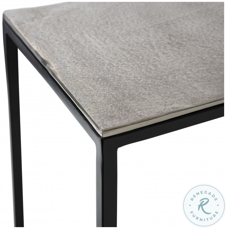 Equinox Nickel Console Table From Bernhardt Furniture | Coleman Furniture