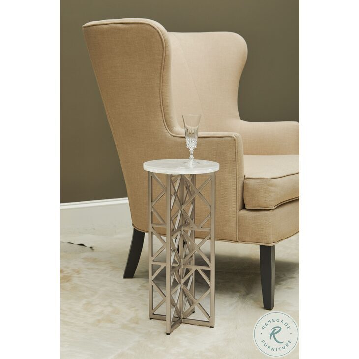 P301592 Beige And Cream End Table From Pulaski | Coleman Furniture